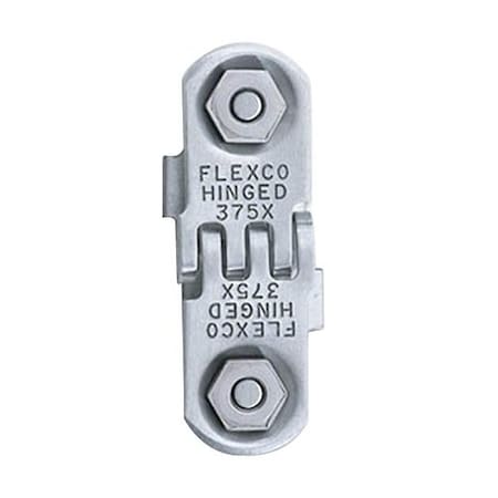 Flexco Bolt Hinged Fastener; 6.35 MM Hinge Pin Dia; For Conveyor Belt; Stainless Steel 375XJ18NC ...